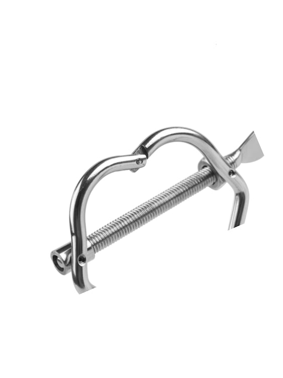 Stainless Steel Sex Toys Anal Spreader For Gay Men Anal Play White Sock